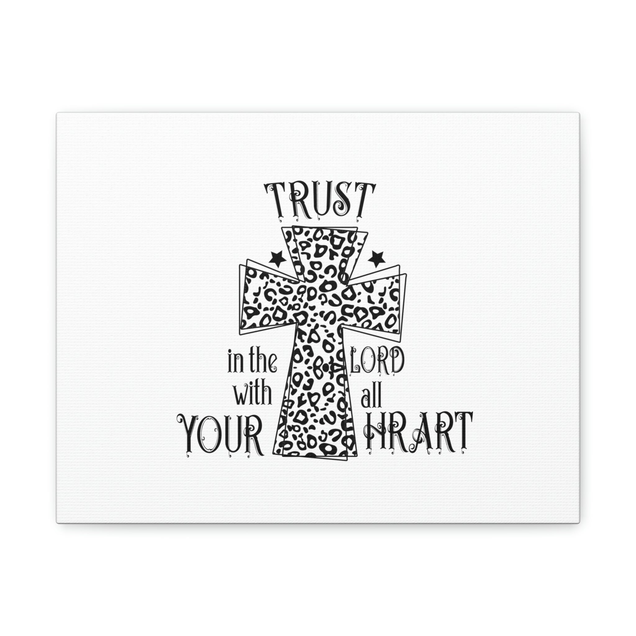 Scripture Walls Proverbs 3:5 Trust In The Lord Cross Bible Verse Canvas ...