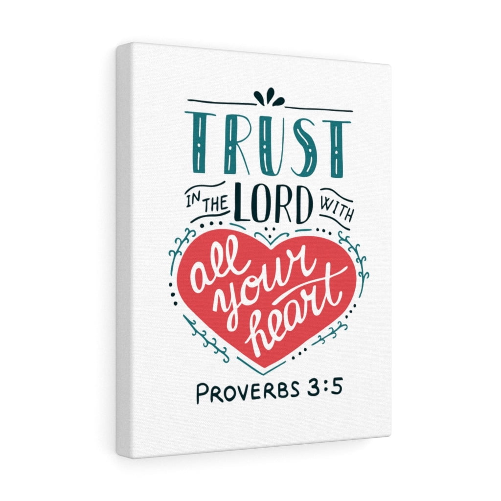 Scripture Walls Proverbs 3:5 Truth In The Lord Bible Verse Canvas ...