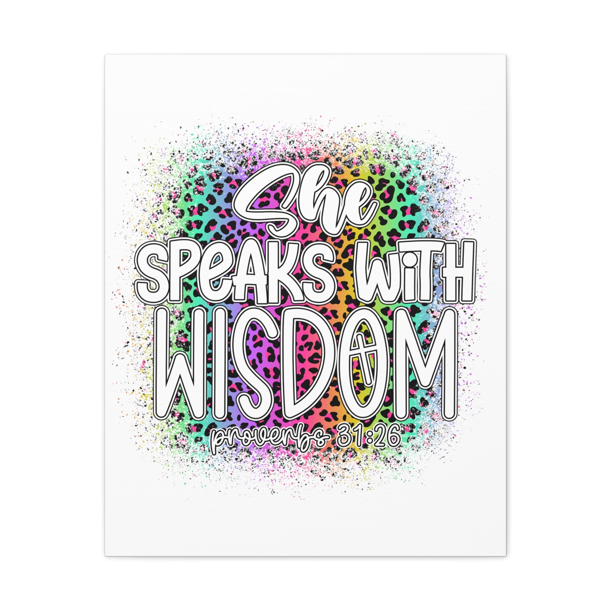 Scripture Walls Proverbs 31:26 She Speaks With Wisdom Colorful Bible ...