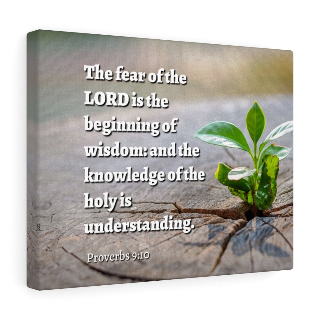 Scripture Walls Proverbs 9:10 Beginning Of Wisdom Bible Verse Canvas ...