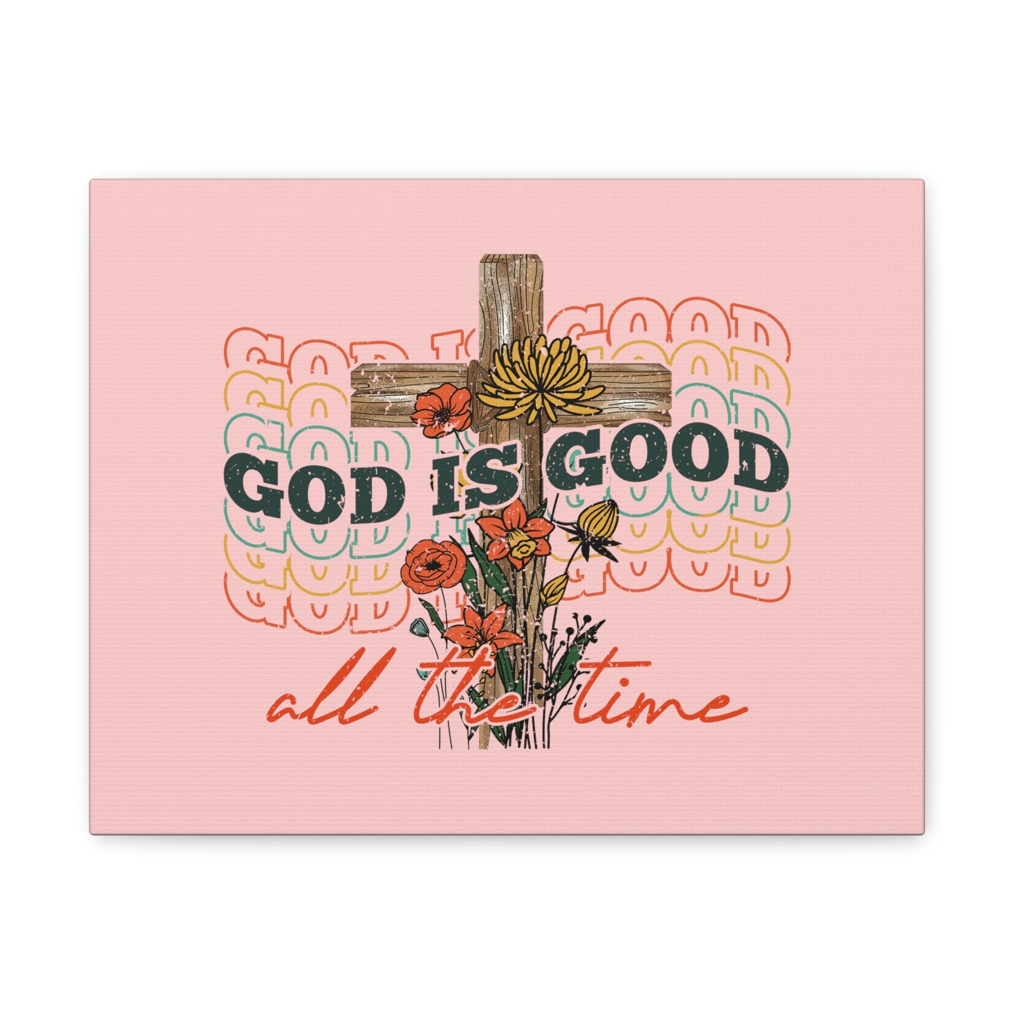 Scripture Walls Psalm 100:5 God Is Good Light Red Christian Wall Art ...