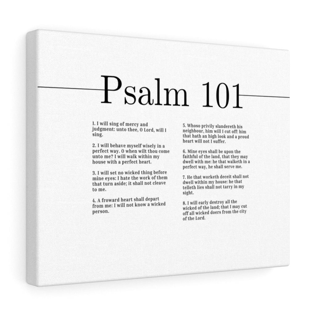 Scripture Walls Psalm 101 Sing Of Mercy And Judgement White Bible ...
