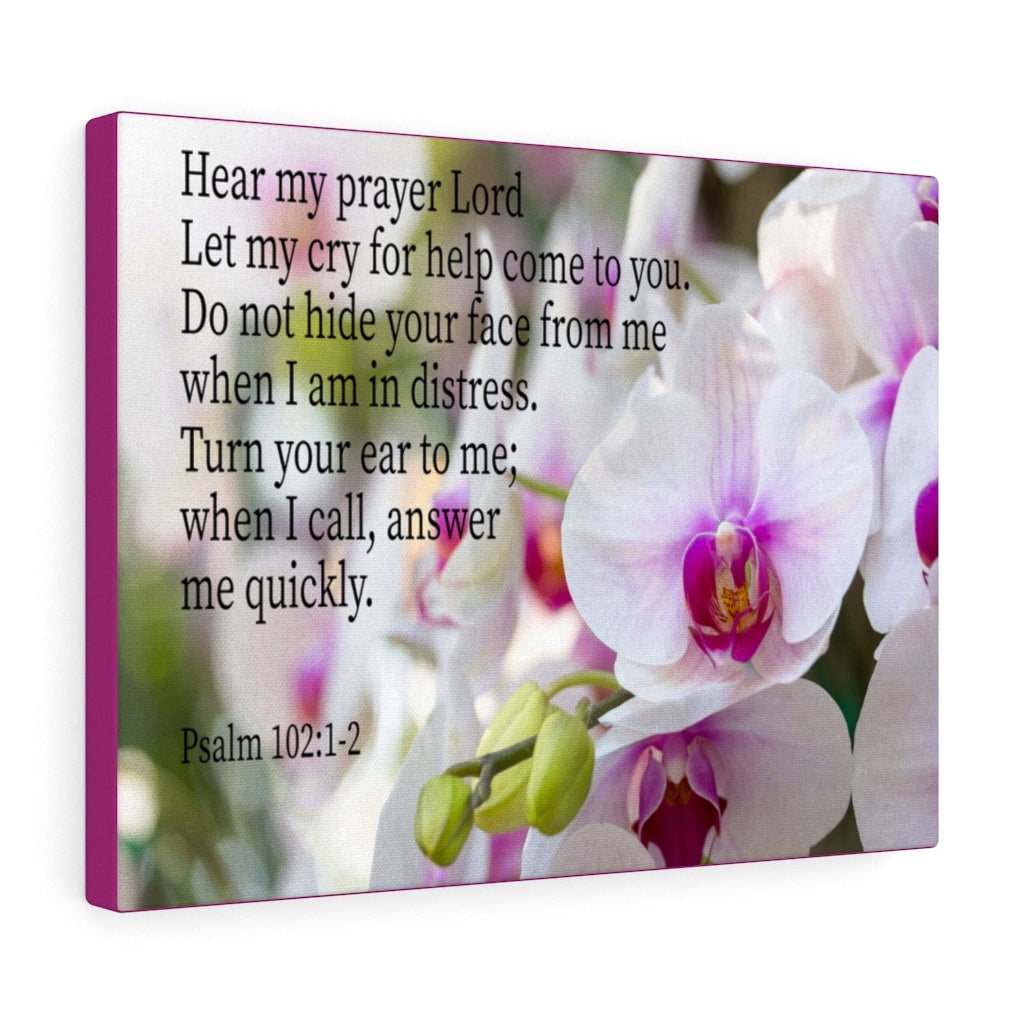 Scripture Walls Psalm 102:1-2 Hear My Prayer Lord Bible Verse Canvas ...