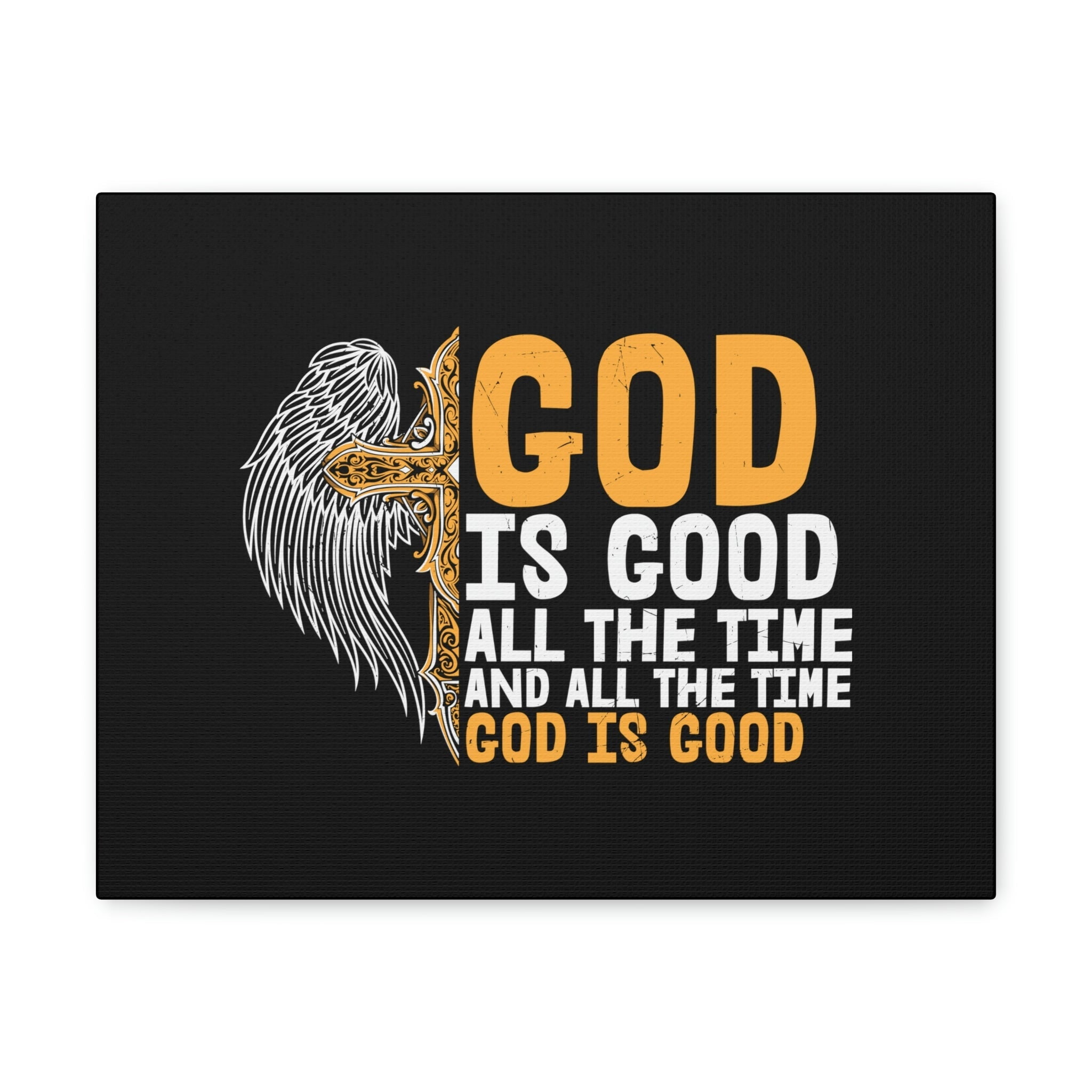 Scripture Walls Psalm 103:8 God Is Good Yellow Christian Wall Art Bible ...