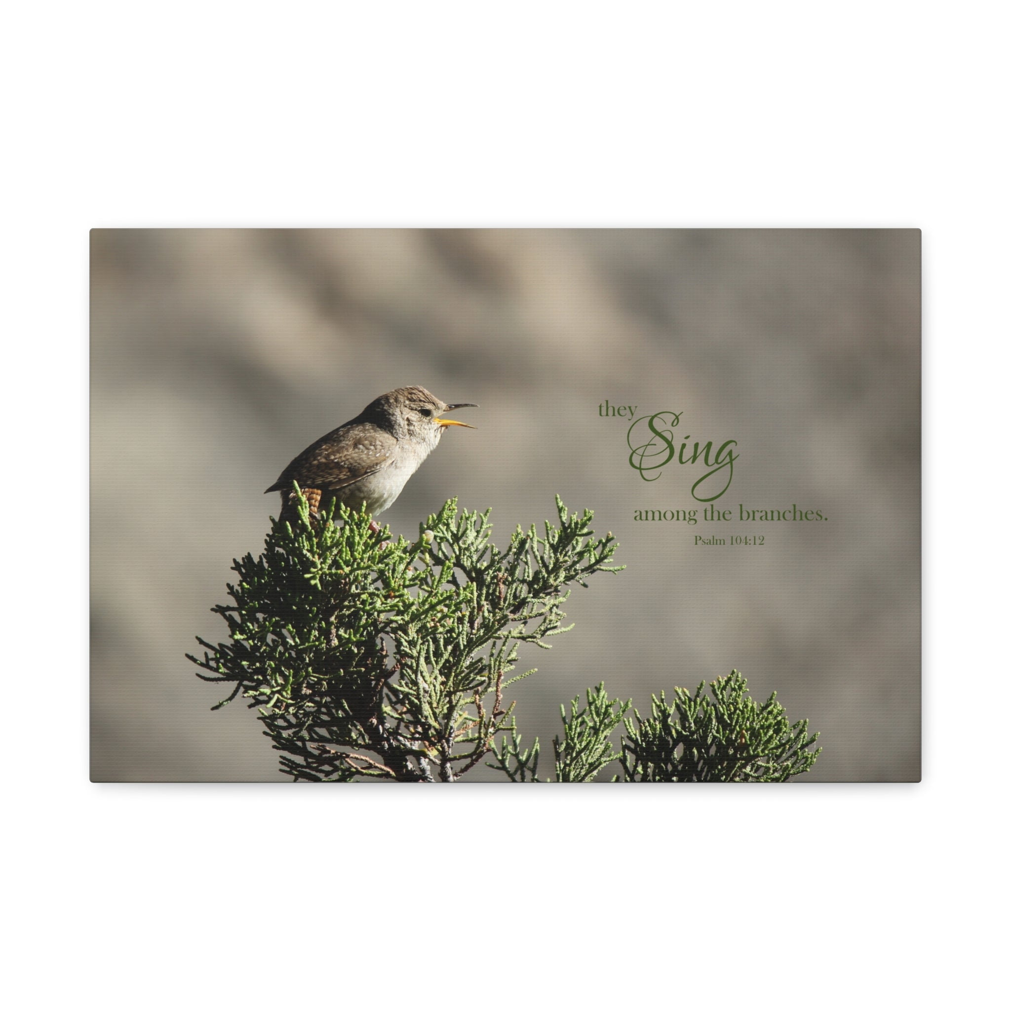 Scripture Walls Psalm 104:12 They Sing Christian Wall Art Bible Verse ...