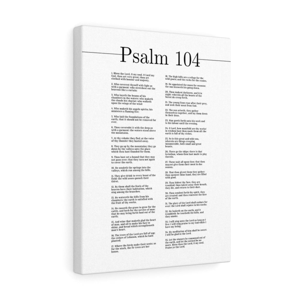 Scripture Walls Psalm 104 Clothed In Honour And Majesty White Bible ...