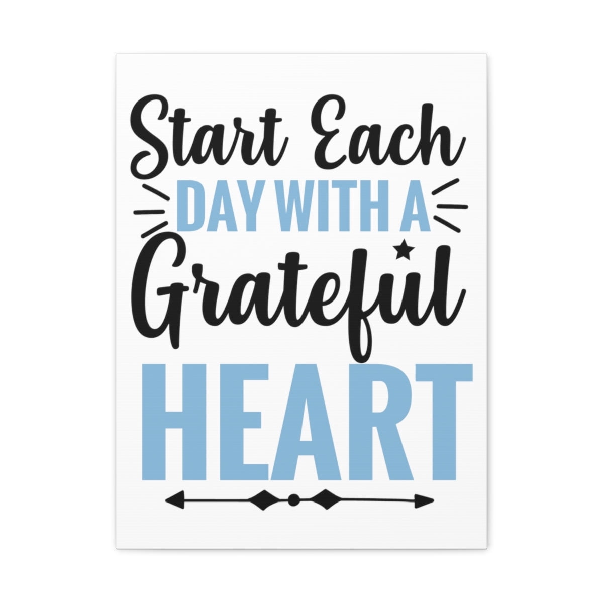 Scripture Walls Psalm 107:1 A Grateful Heart Bible Verse Canvas ...