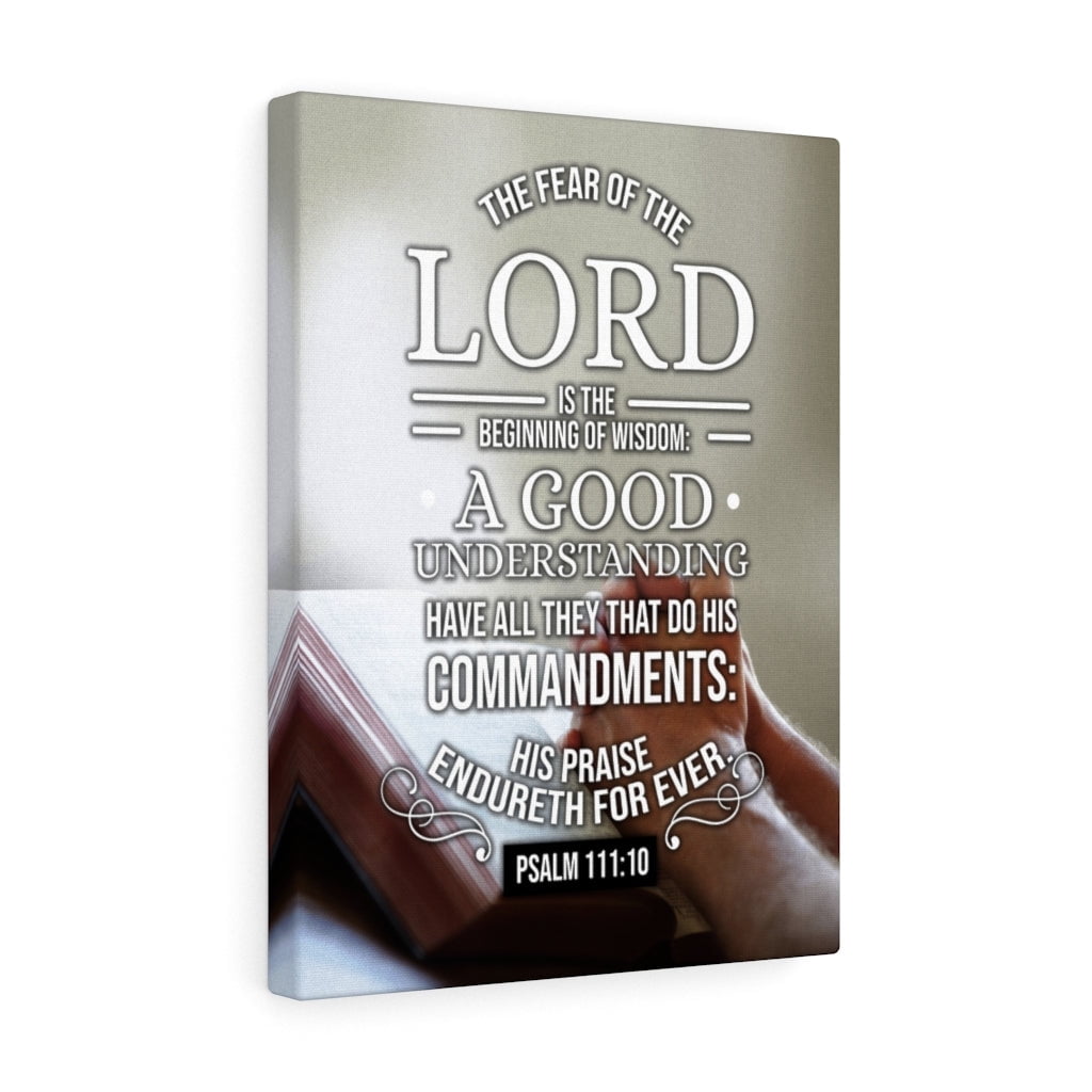 Scripture Walls Psalm 111:10 Beginning Of Wisdom Bible Verse Canvas ...