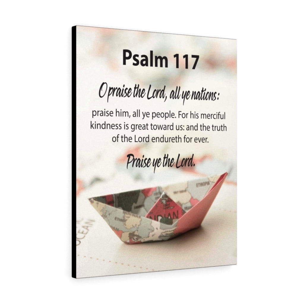 Scripture Walls Psalm 117 All Nations Praise Him Bible Verse Canvas ...