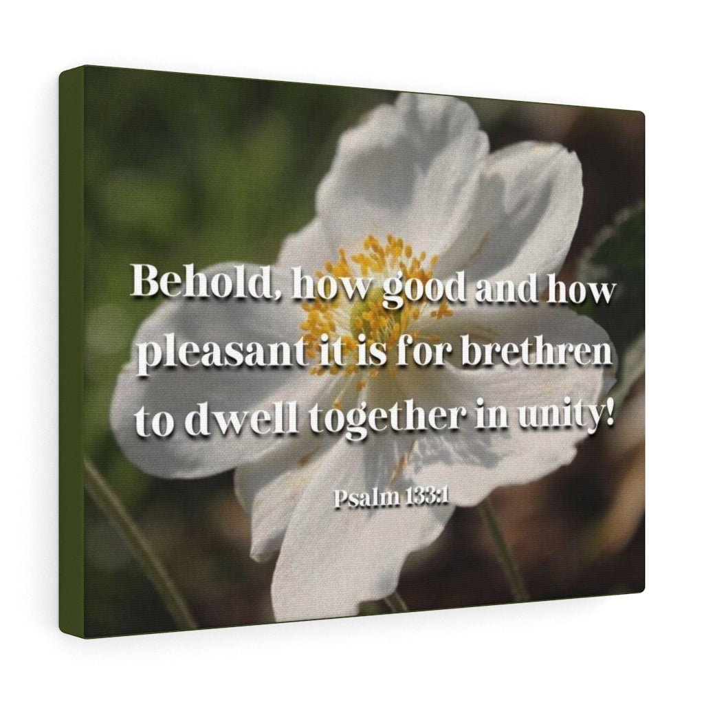 Scripture Walls Psalm 13:31 Dwell Together In Unity Bible Verse Canvas ...