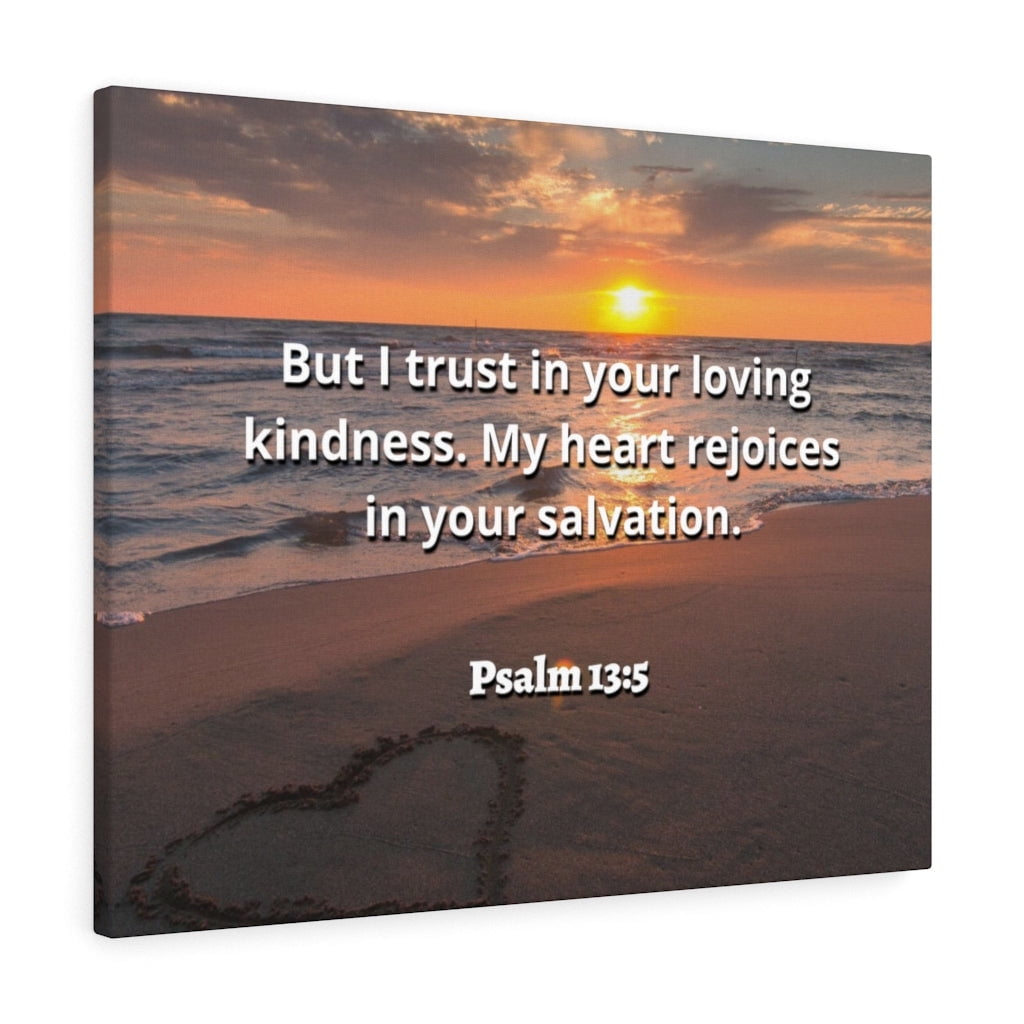 Scripture Walls Psalm 13:5 Thy Salvation Bible Verse Canvas Christian ...
