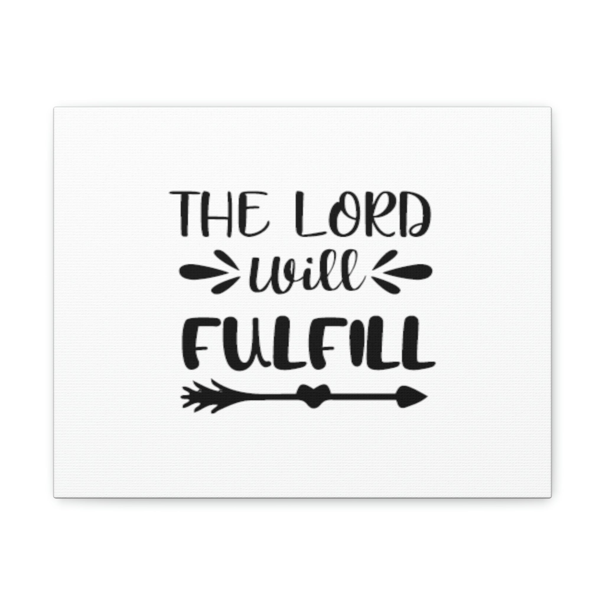 Scripture Walls Psalm 138:8 The Lord Will Fulfill Arrow Bible Verse ...