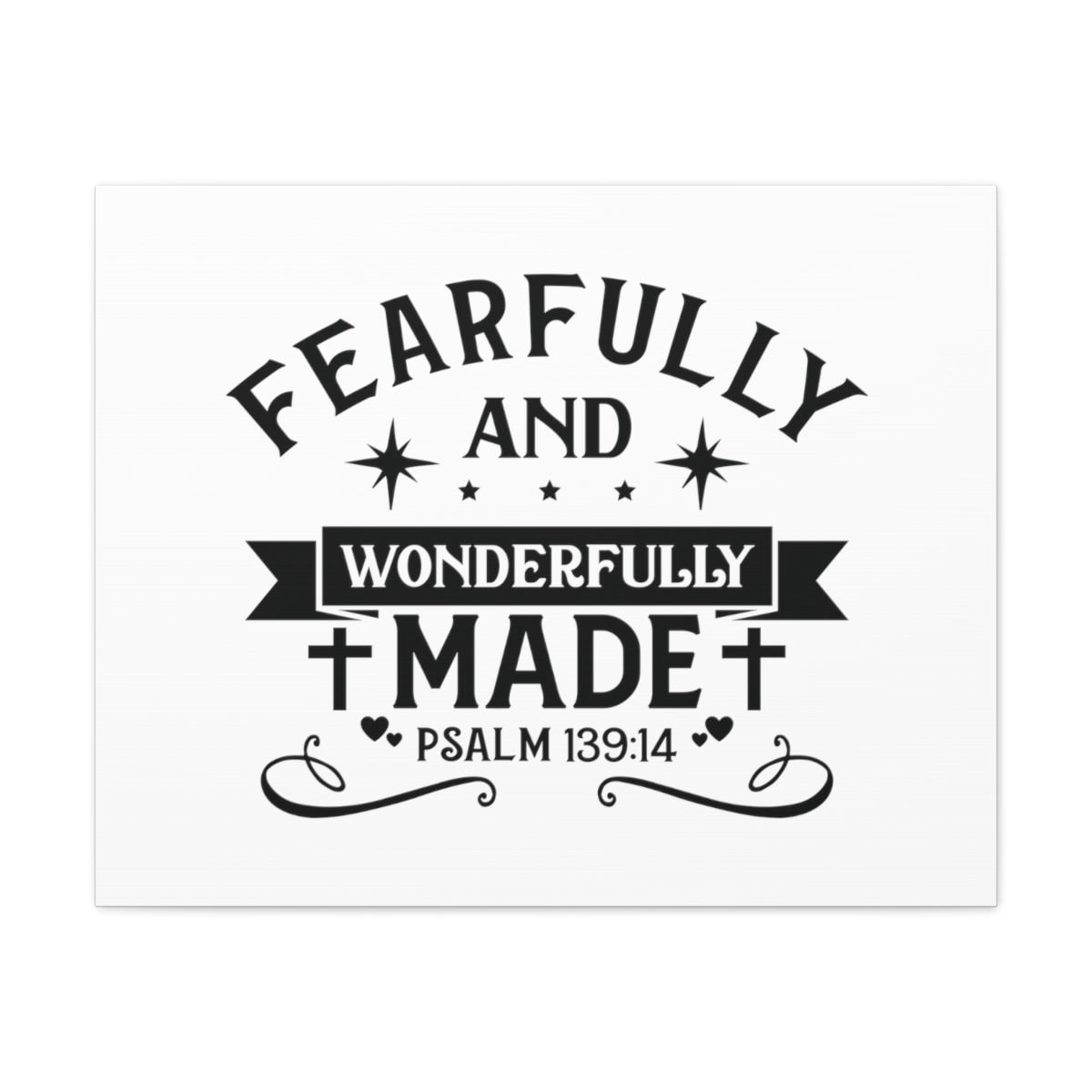 Scripture Walls Psalm 139:14 Hearts Wonderfully Bible Verse Canvas ...