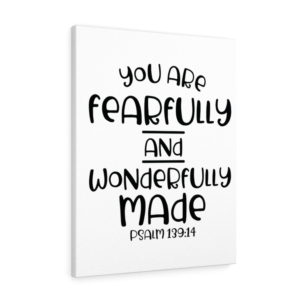 Scripture Walls Psalm 139:14 You Are Fearfully Bible Verse Canvas ...