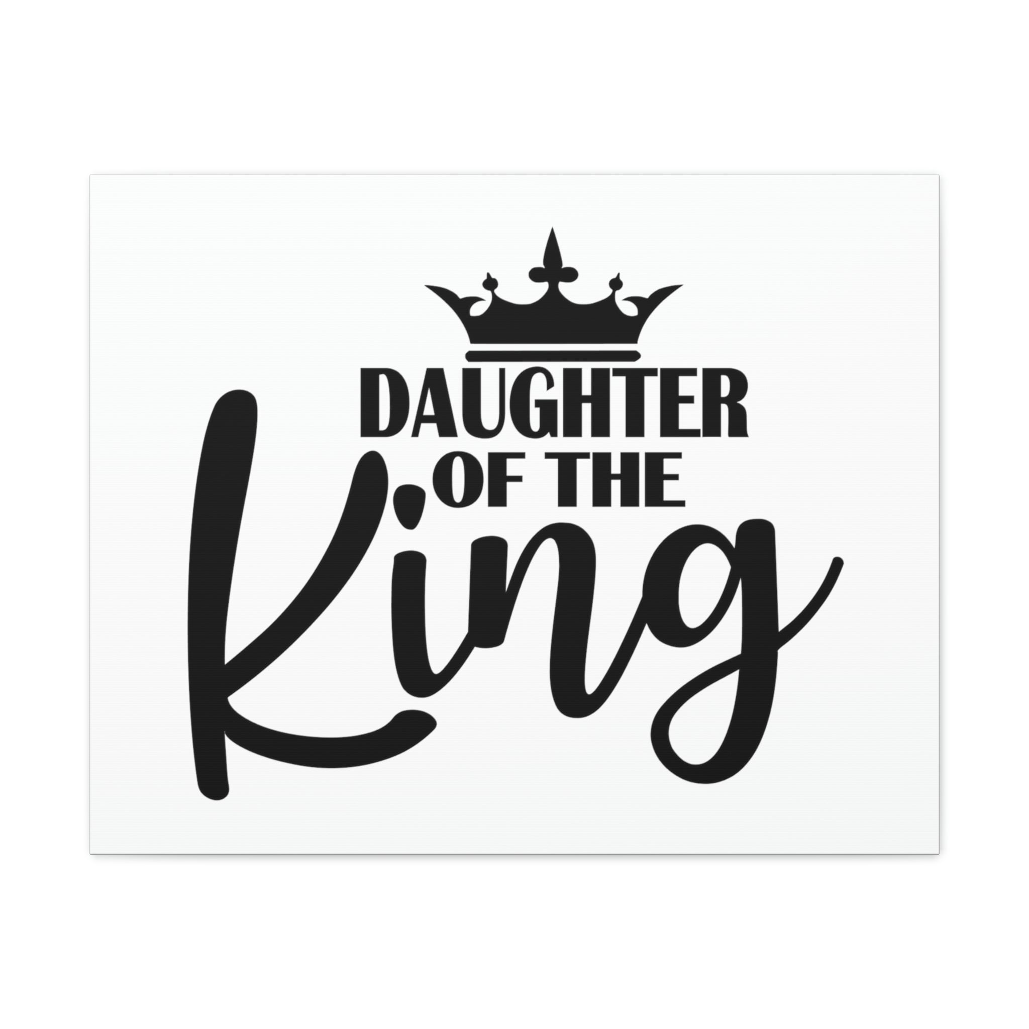 Scripture Walls Psalm 144:12 Daughter Of The King Bible Verse Canvas ...