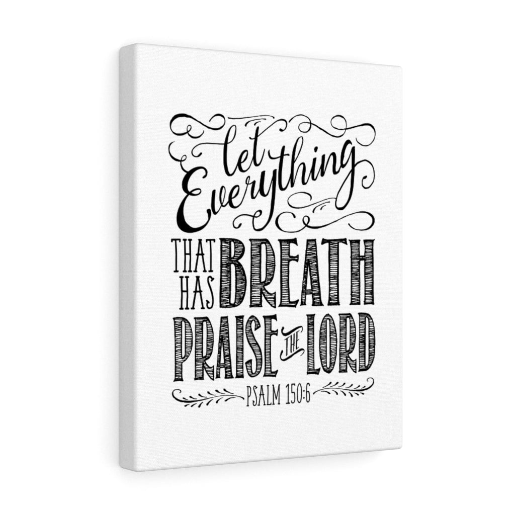 Scripture Walls Psalm 150:6 Praise The Lord Pencil Bible Verse Canvas ...