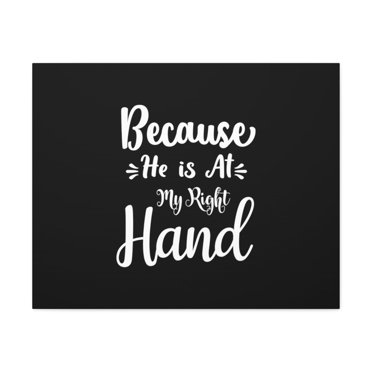 Scripture Walls Psalm 16:8 He Is At My Right Hand Christian Wall Art ...