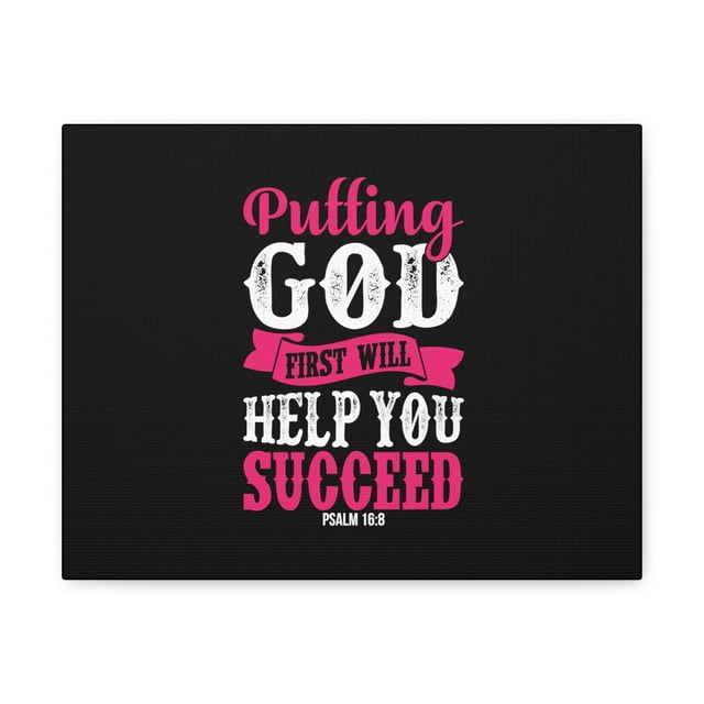Scripture Walls Psalm 16:8 Putting God First Christian Wall Art Bible ...
