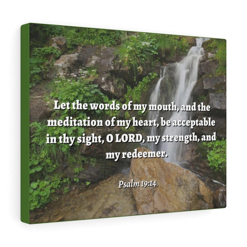 Scripture Walls Psalm 19:14 Meditation Of My Heart Bible Verse Canvas ...