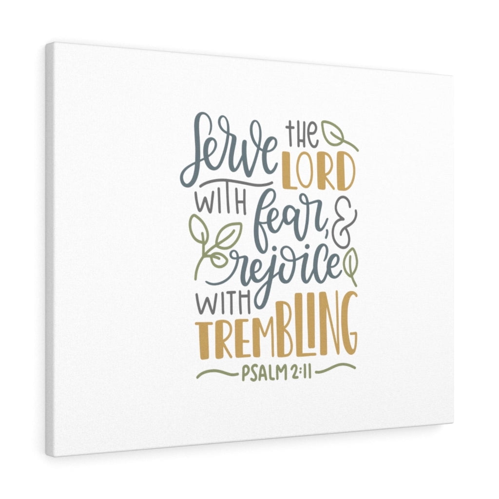 Scripture Walls Psalm 2:11 Rejoice With Trembling Bible Verse Canvas ...