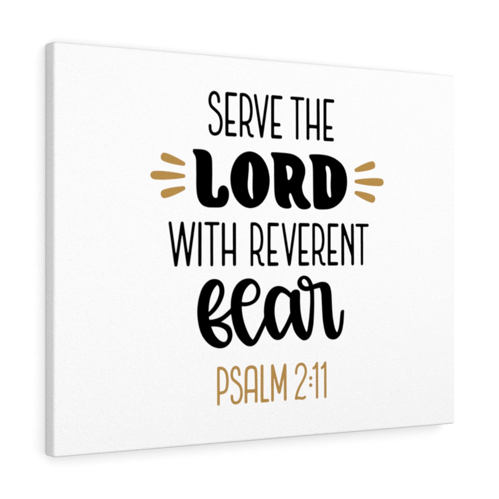 Scripture Walls Psalm 2:11 Serve The Lord Bible Verse Canvas Christian ...