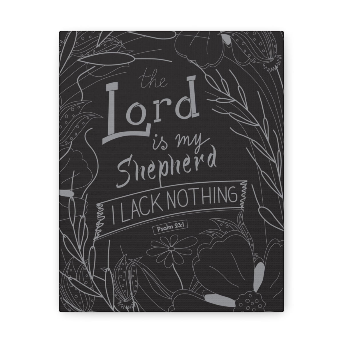 Scripture Walls Psalm 23:1 Bible Verse Canvas Christian Wall Art Ready ...