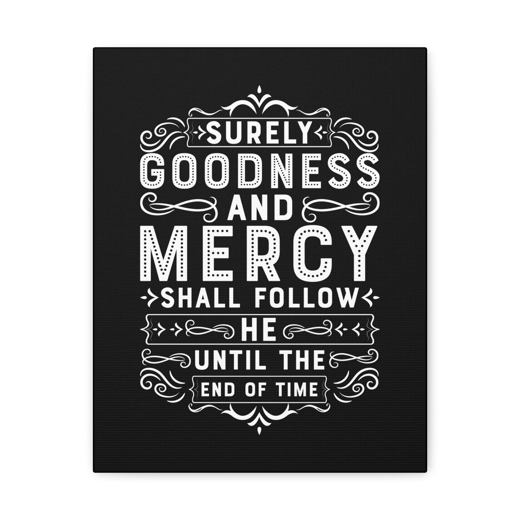 Scripture Walls Psalm 23:6 Goodness And Mercy Christian Wall Art Bible ...