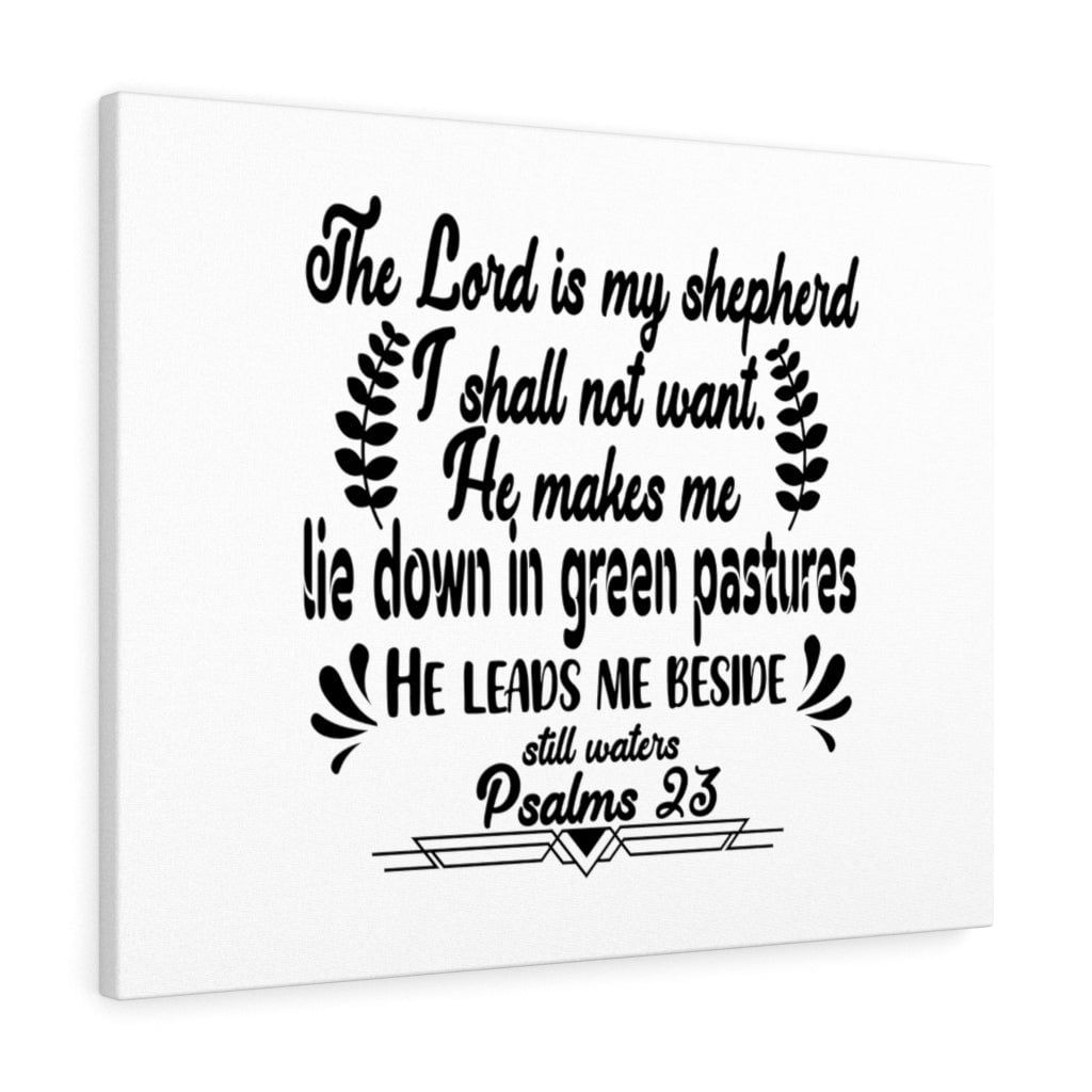 Scripture Walls Psalm 23 Bible Verses Canvas Christian Wall Art Ready ...