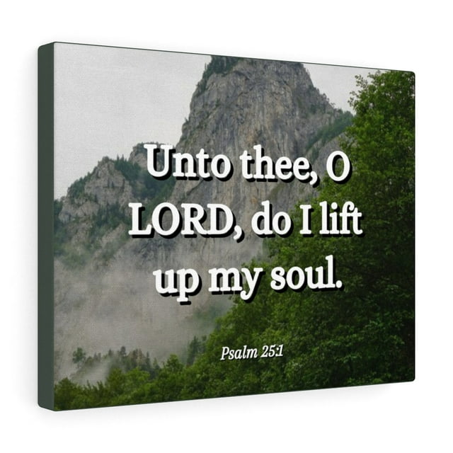 Scripture Walls Psalm 25:1 Lift Up Bible Verse Canvas Christian Wall ...