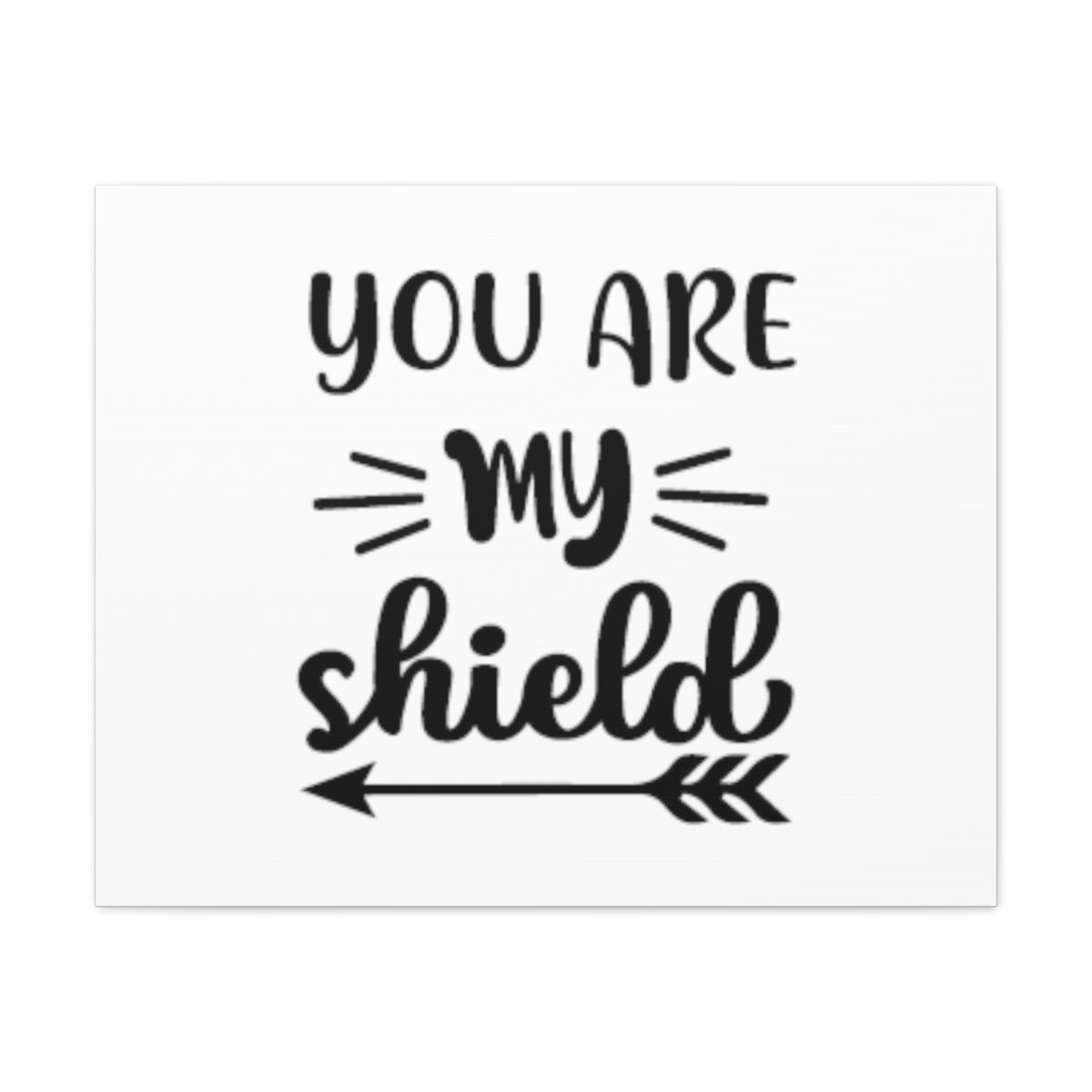 Scripture Walls Psalm 3:3 You Are My Shield Arrow Bible Verse Canvas ...