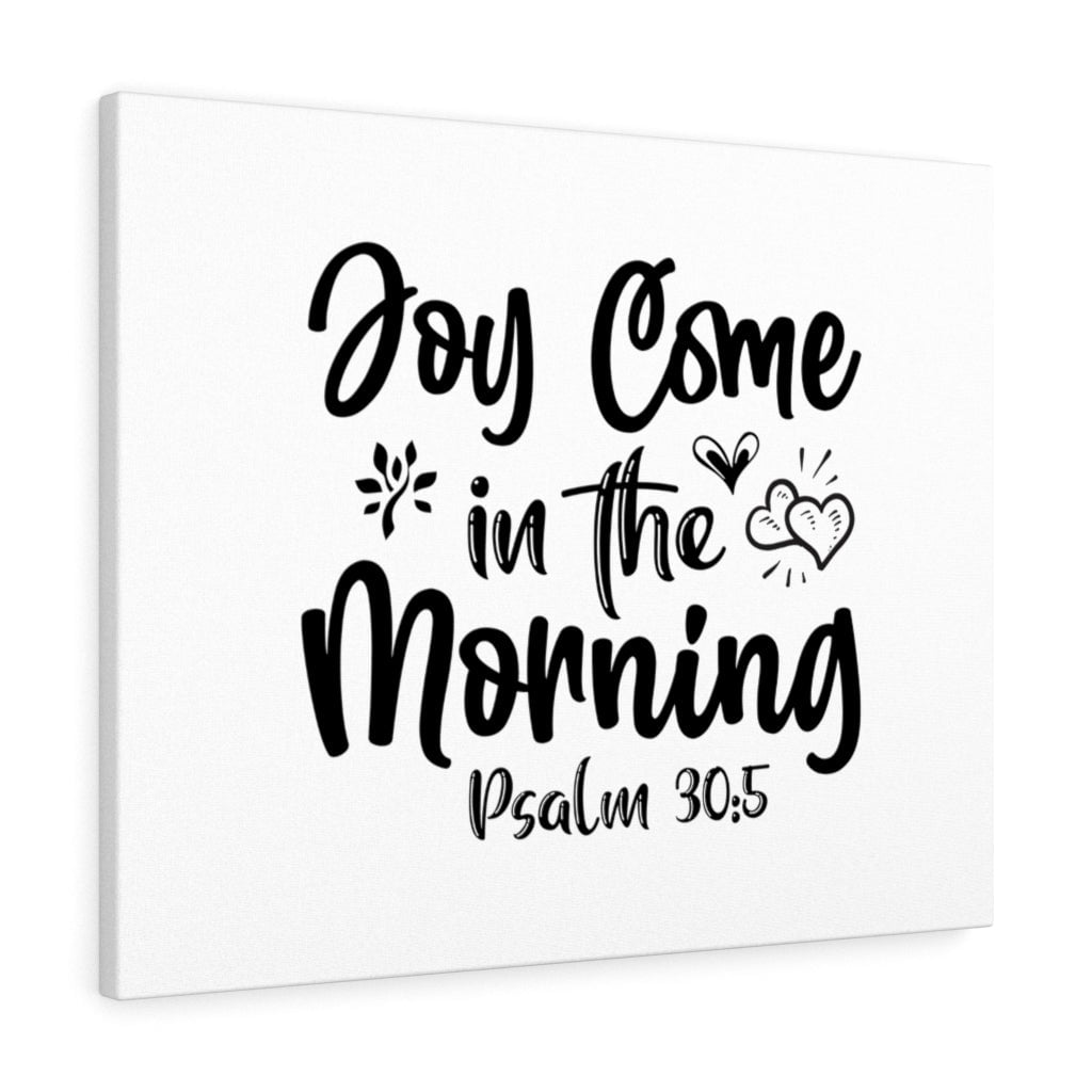 Scripture Walls Psalm 30:5 Joy Come In The Morning Heart Bible Verse ...