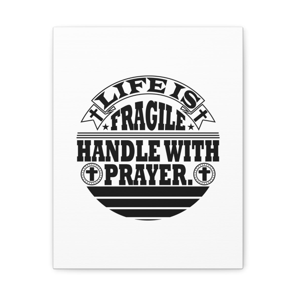Scripture Walls Psalm 39:4 Handle With Prayer Cross Christian Wall Art ...