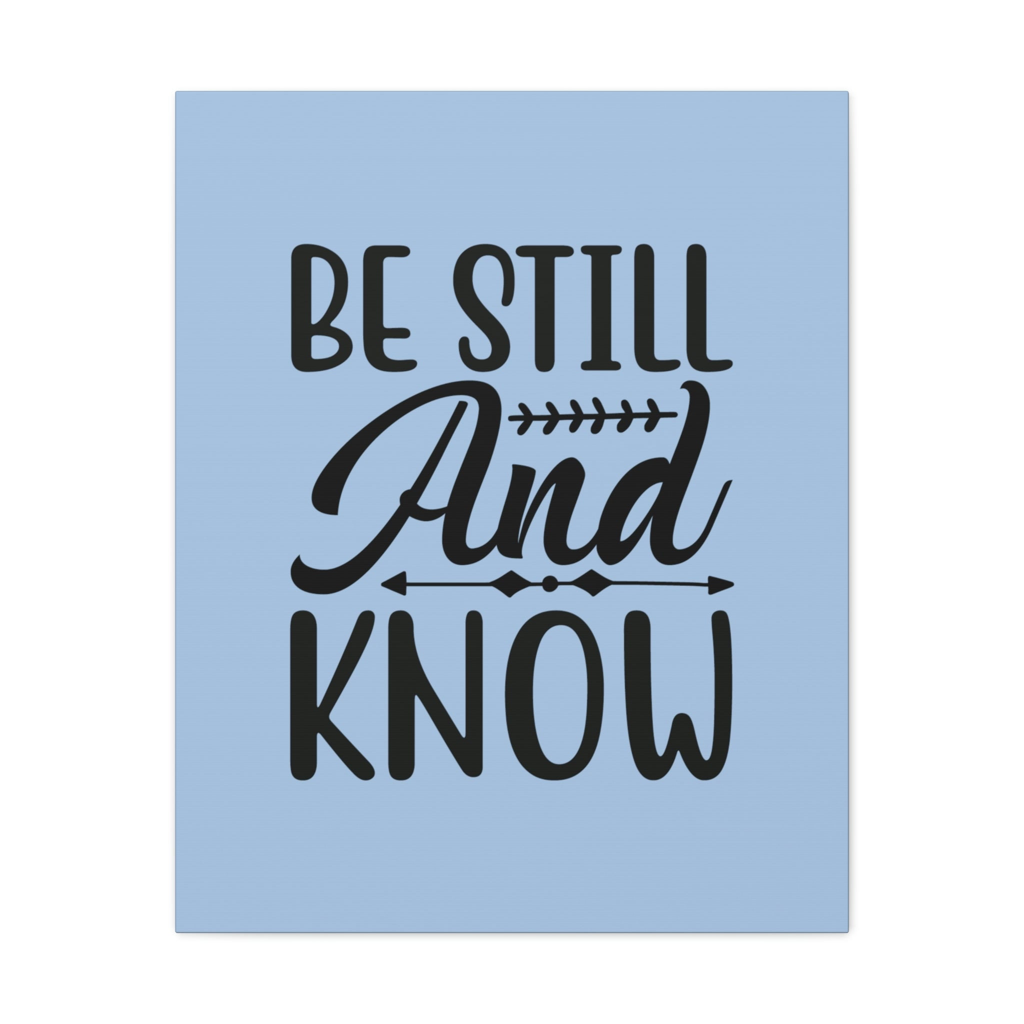 Scripture Walls Psalm 46:10 Be Still Blue Bible Verse Canvas Christian ...