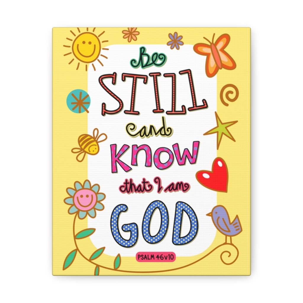 Scripture Walls Psalm 46:10 Know That I Am God Colorful Bible Verse ...