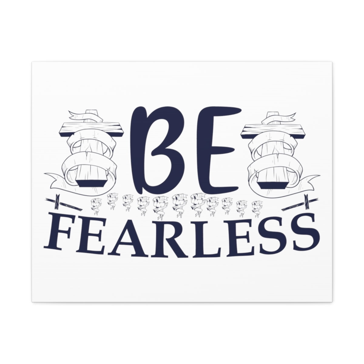 Scripture Walls Psalm 46:2 Be Fearless Bible Verse Canvas Christian ...