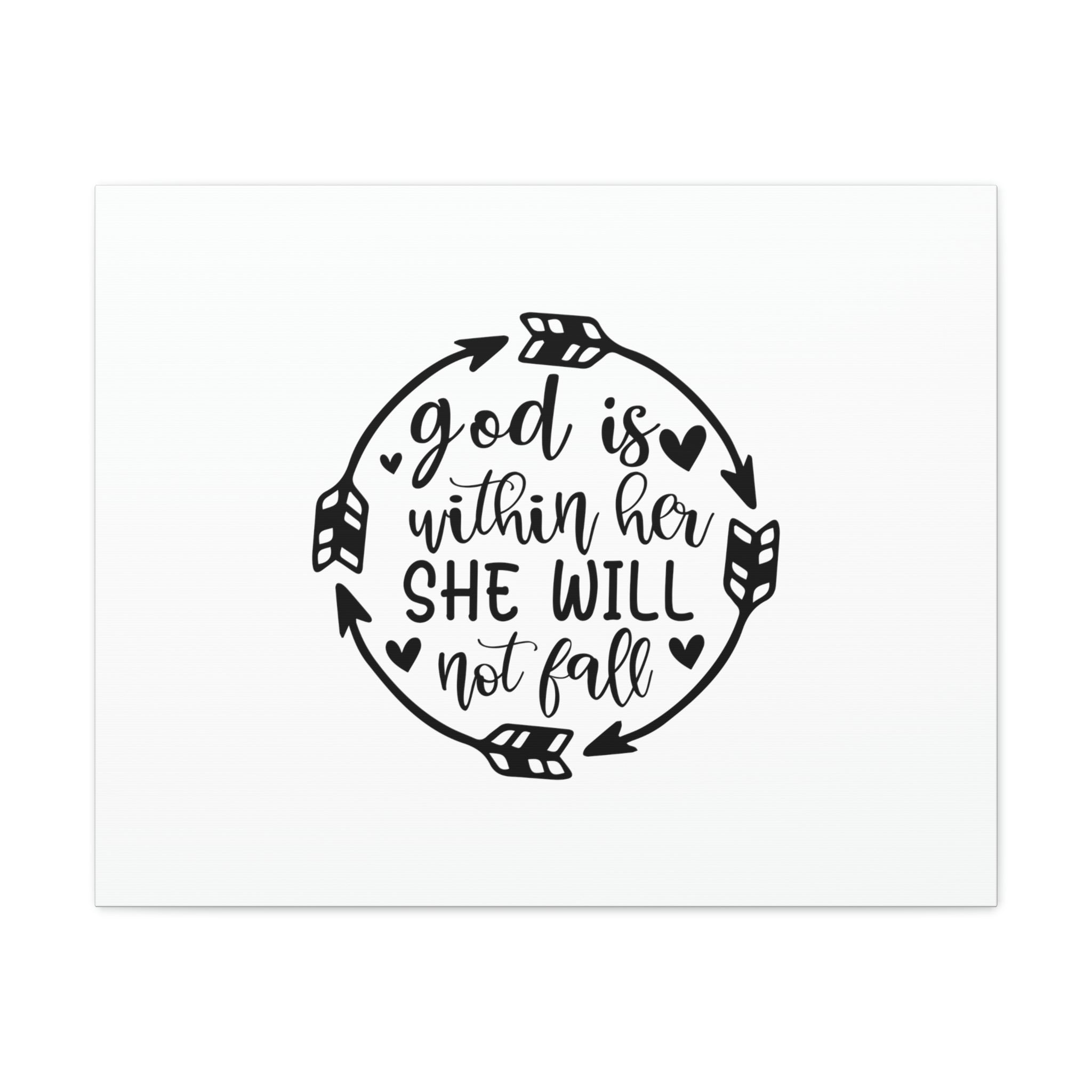 Scripture Walls Psalm 46:5 God Is Within Her Circle Arrows Christian ...