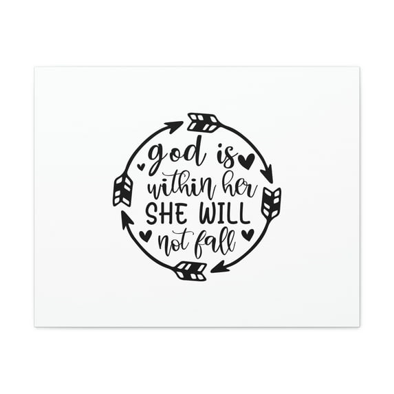 Scripture Walls Psalm 46:5 God Is Within Her Circle Arrows Christian ...
