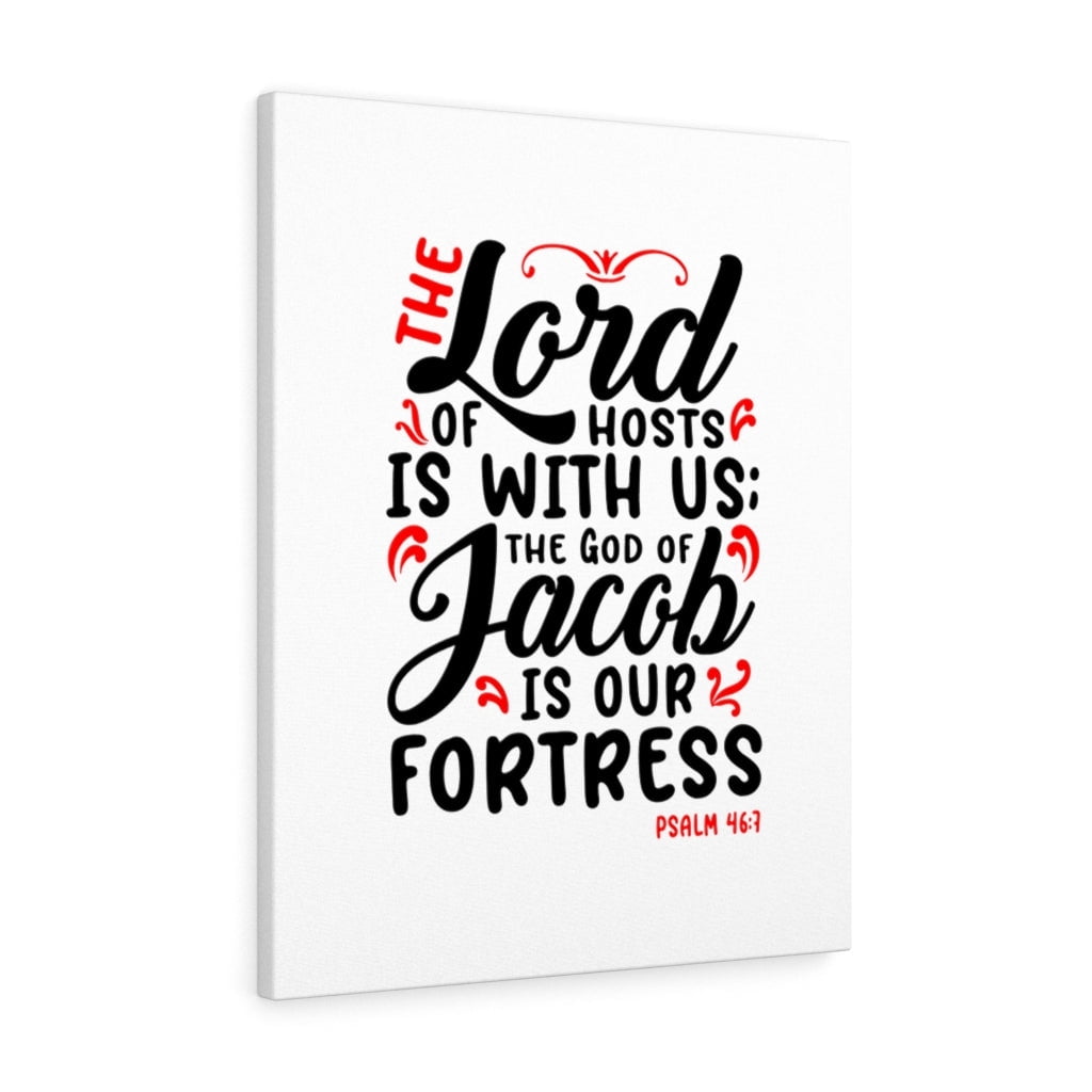 Scripture Walls Psalm 46:7 The Lord Of Hosts Bible Verse Canvas ...