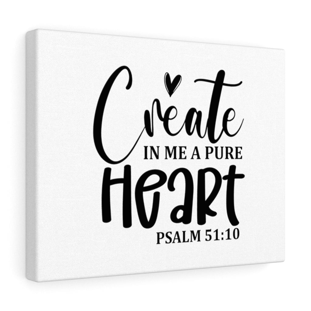 Scripture Walls Psalm 51:10 Create In Me A Pure Heart Bible Verse ...