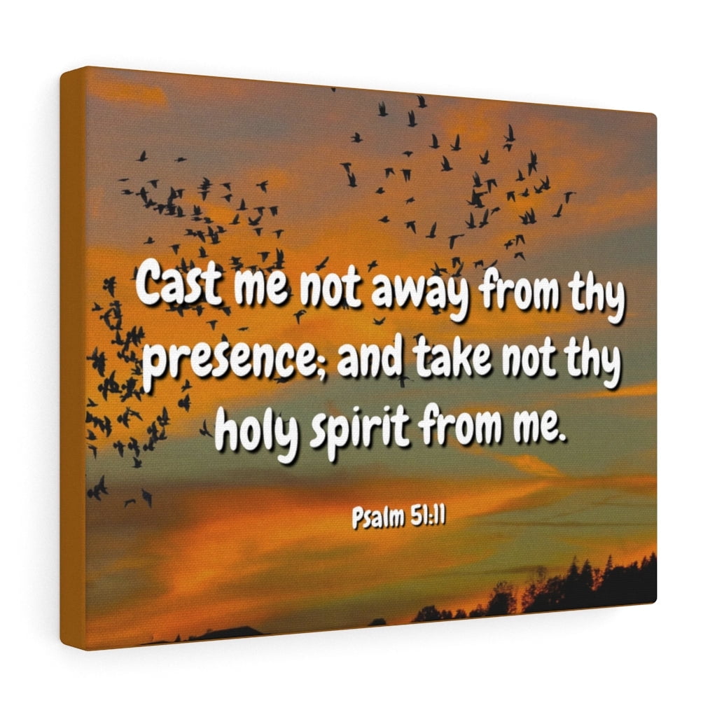 Scripture Walls Psalm 51:11 Holy Spirit Bible Verse Canvas Christian ...