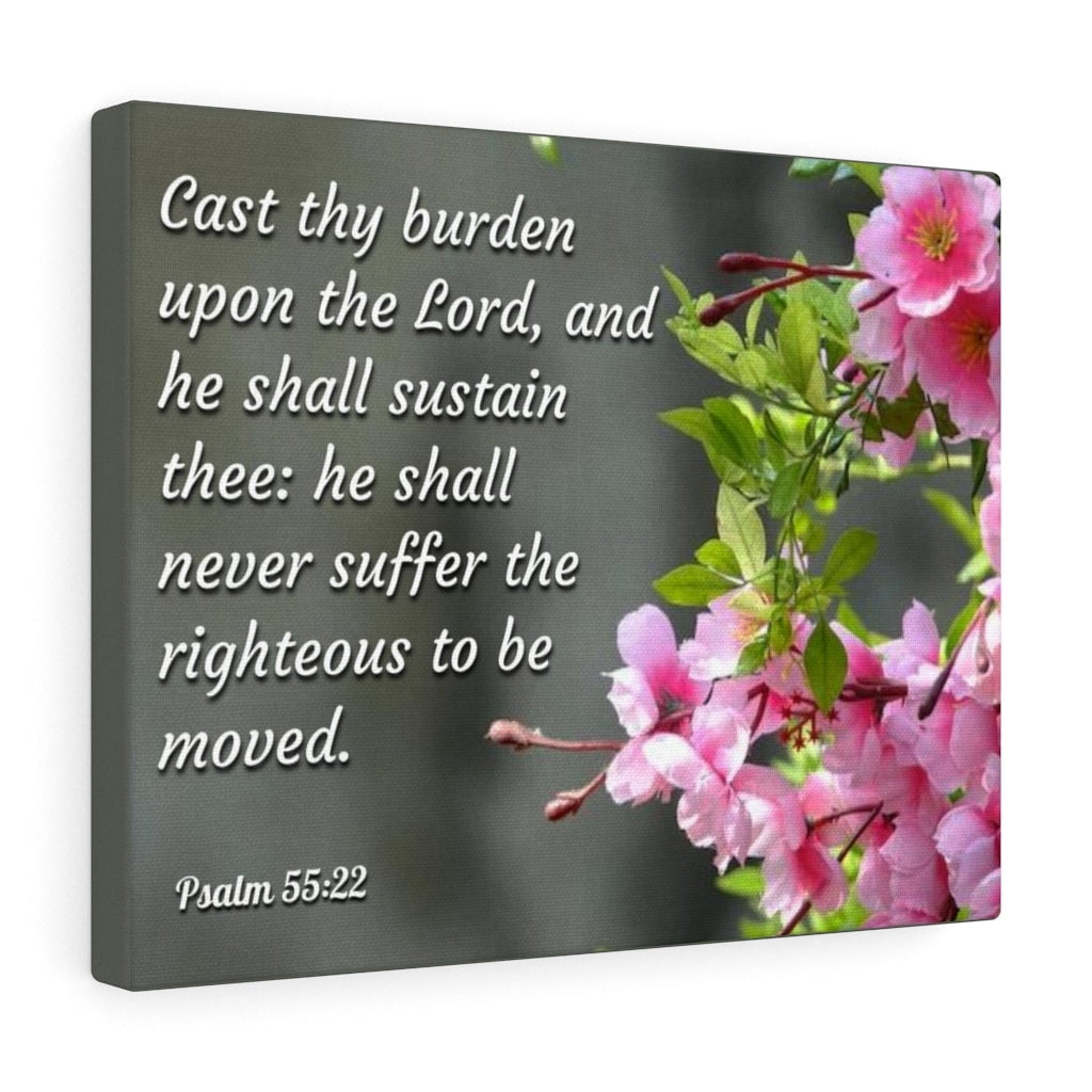 Scripture Walls Psalm 55:22 Upon The Lord Bible Verse Canvas Christian ...