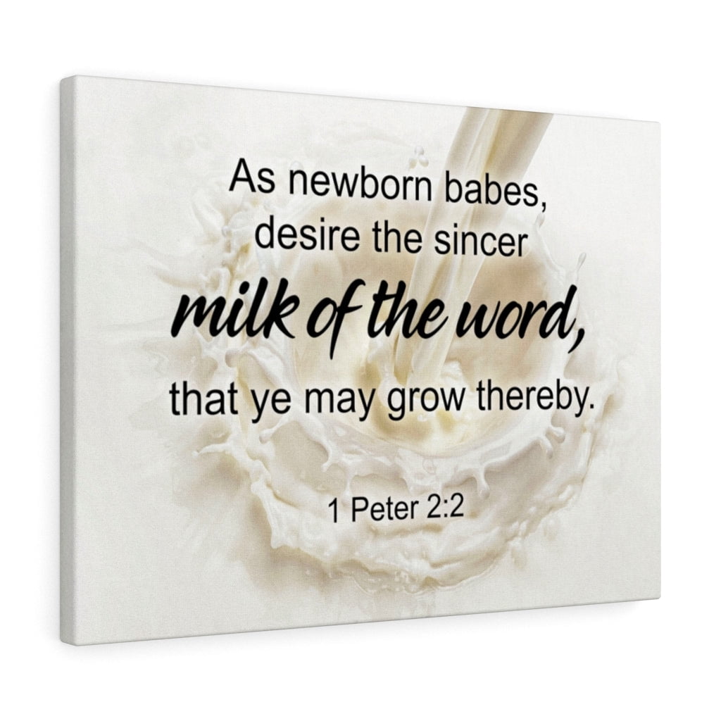 Scripture Walls Psalm 56:3 Milk of the Word Bible Verse Canvas ...