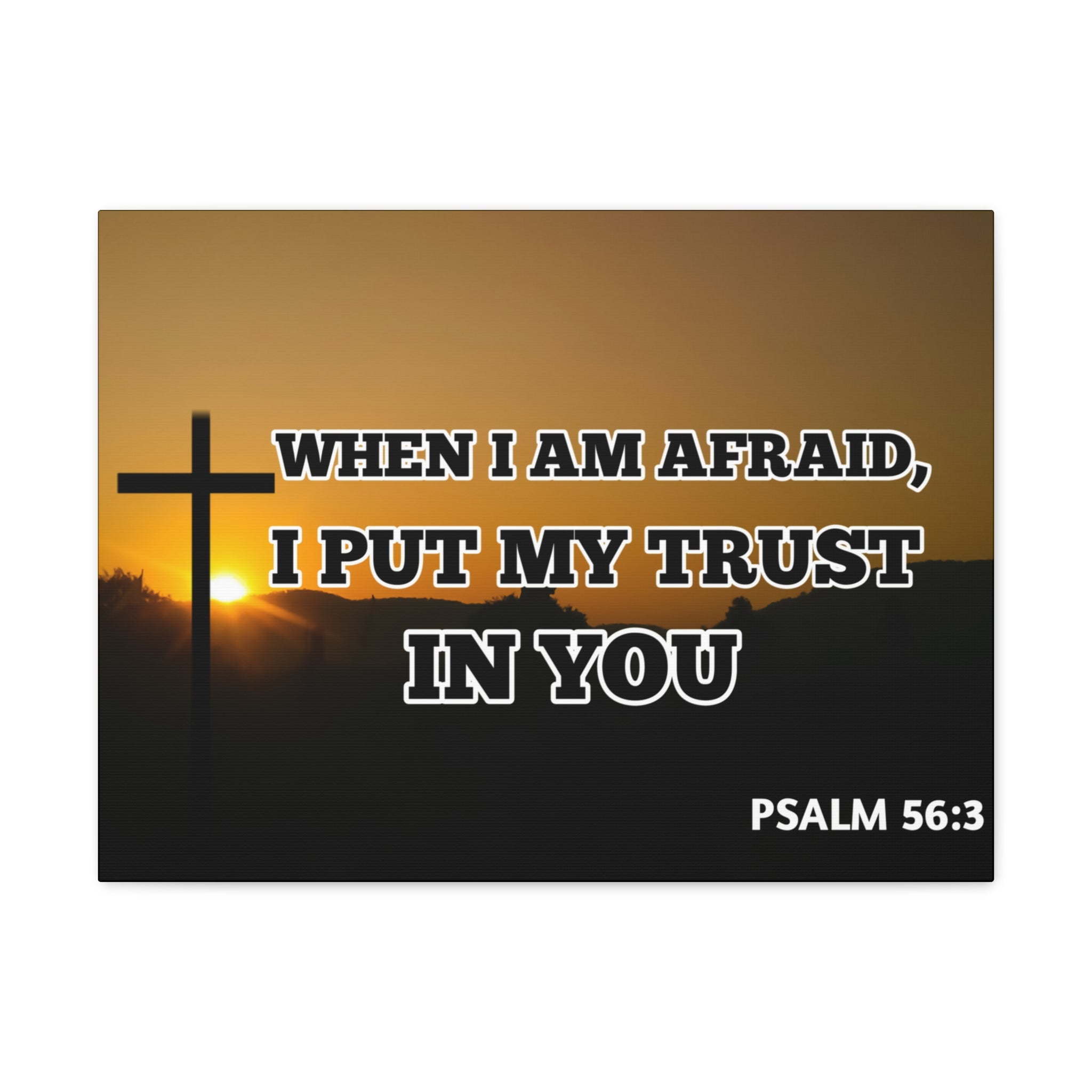 Scripture Walls Psalm 56:3 My Trust In You Bible Verse Canvas Christian ...
