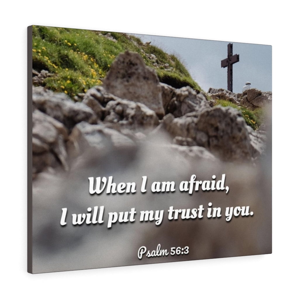 Scripture Walls Psalm 56:3 Trust In Thee Bible Verse Canvas Christian ...