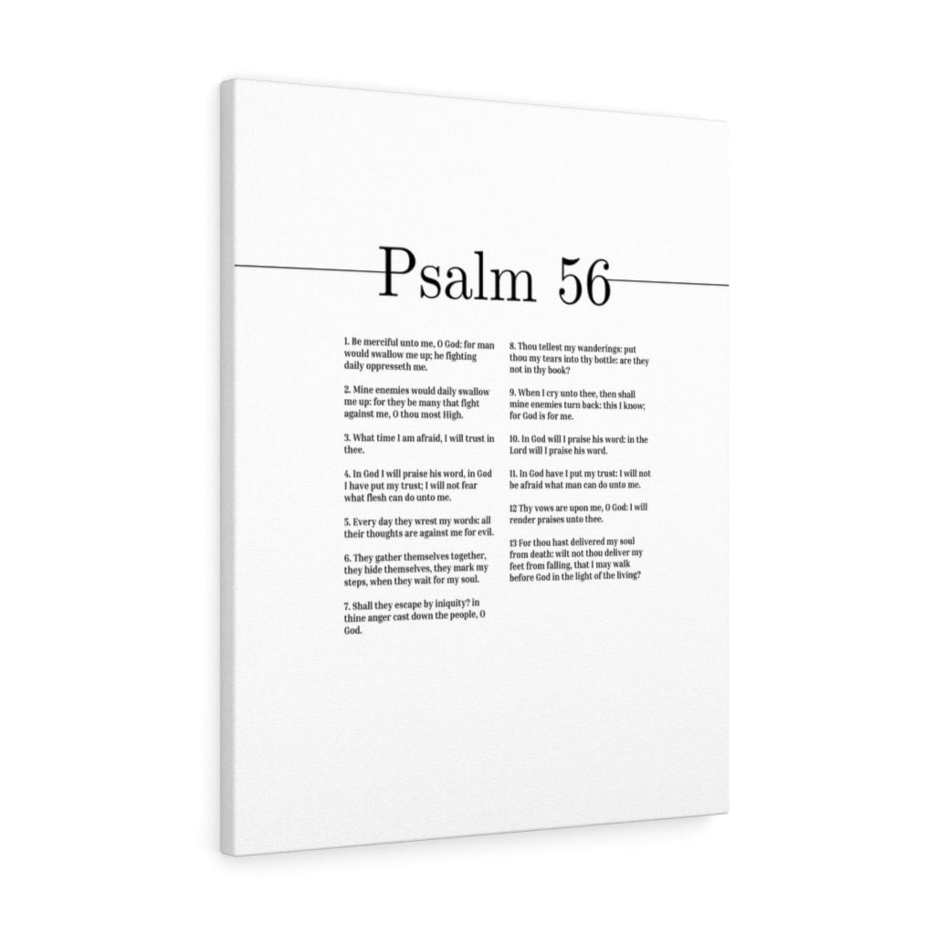 Scripture Walls Psalm 56 O Thou Most High Bible Chapter Canvas ...