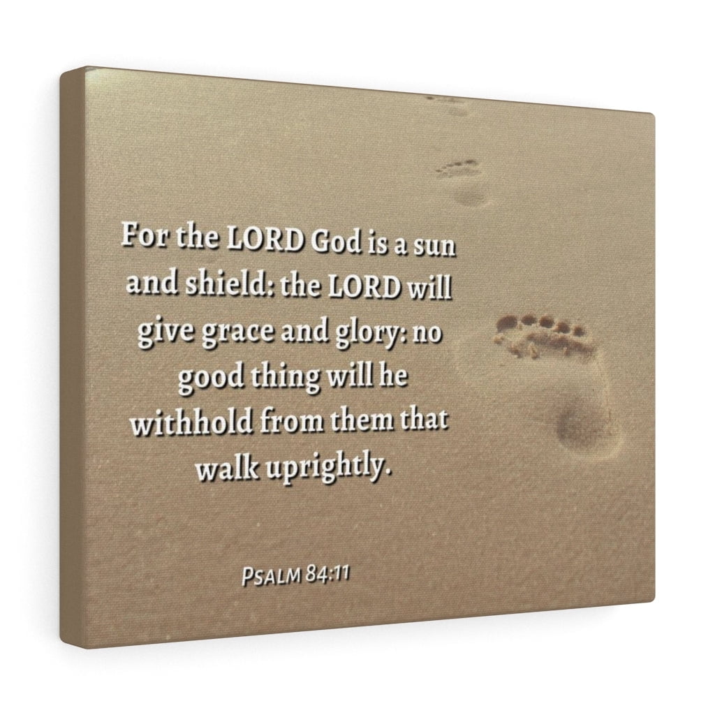 Scripture Walls Psalm 84:11 Grace And Glory Bible Verse Canvas ...