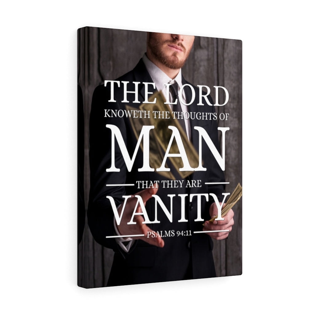 Scripture Walls Psalm 94:11 Thoughts Of Man Bible Verse Canvas ...