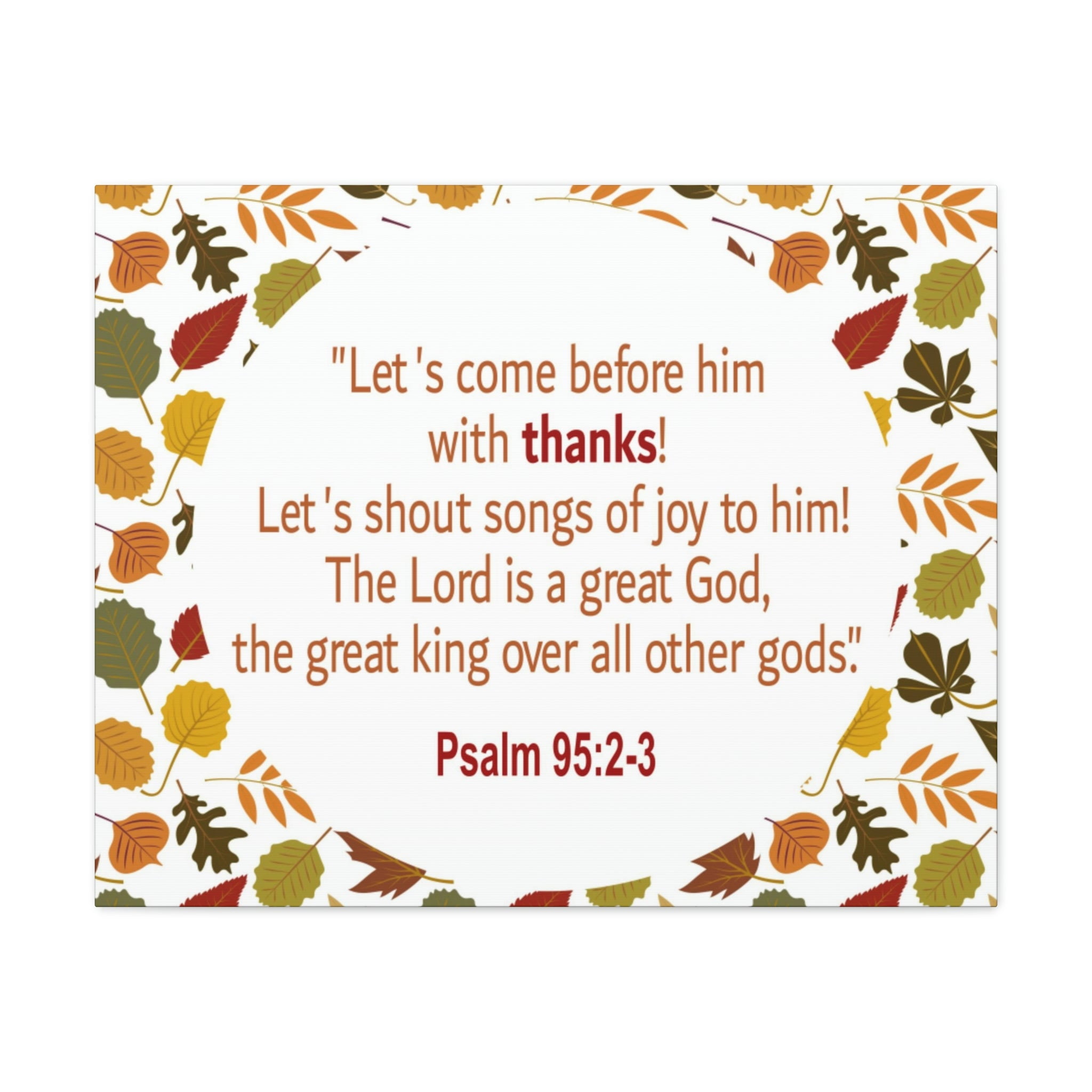 Scripture Walls Psalm 95:2 Flowers Shout Songs Of Joy Bible Verse ...