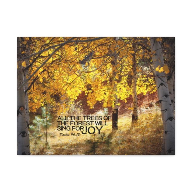 Scripture Walls Psalm 96:12 Trees Of The Forest Bible Verse Canvas ...