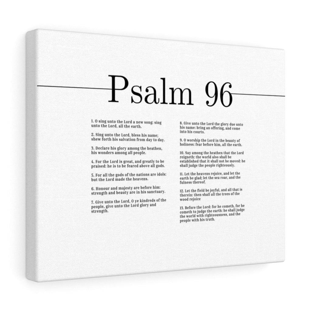 Scripture Walls Psalm 96 The Lord Made The Heavens White Bible Chapter ...